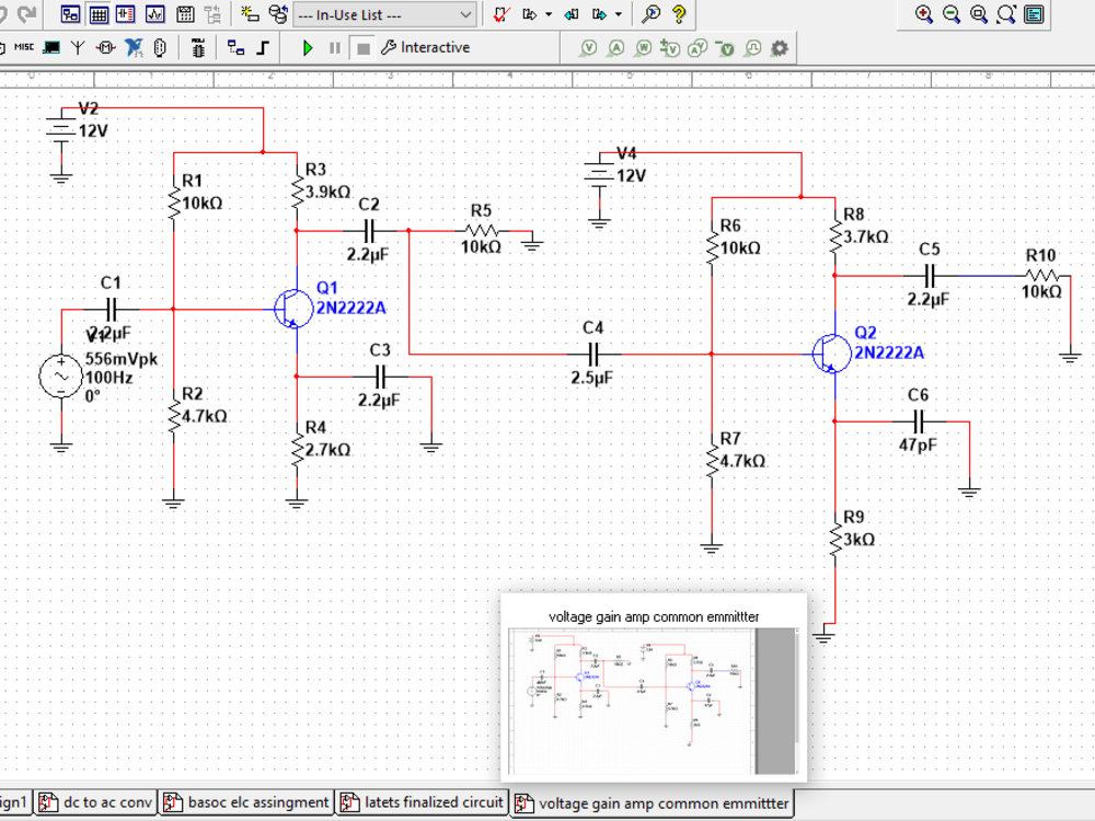 Electronics design and circuit projects based on MULTISIM | Upwork