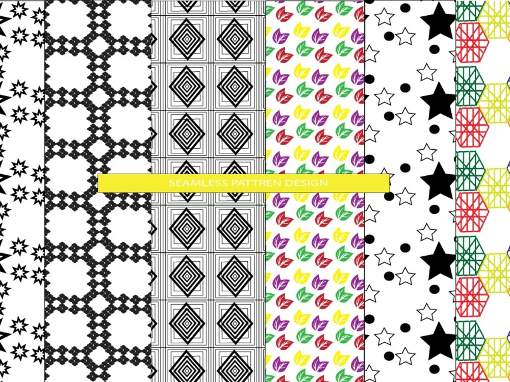 Floral, Textile, Geometric Seamless Vector Patterns | Upwork