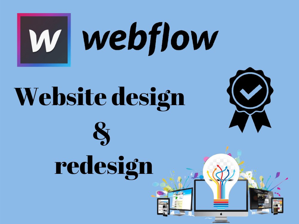 A webflow website design/redesign, developed as an expert | Upwork