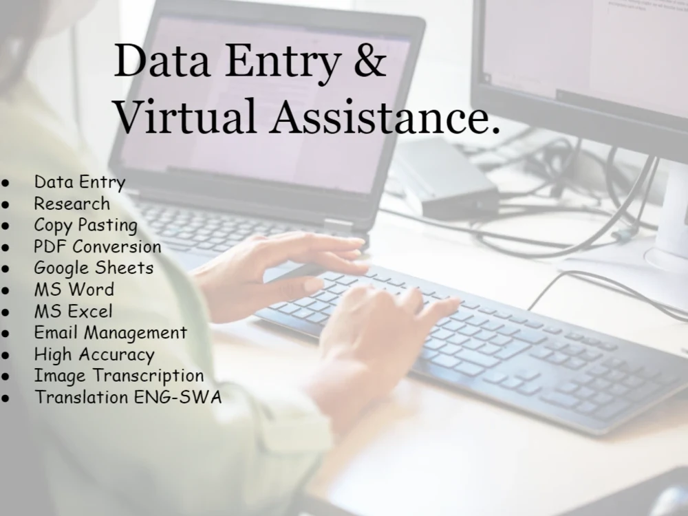 Virtual Assistant | Amazon FBA Specialist | Data Entry Pro | SWA-ENG ...