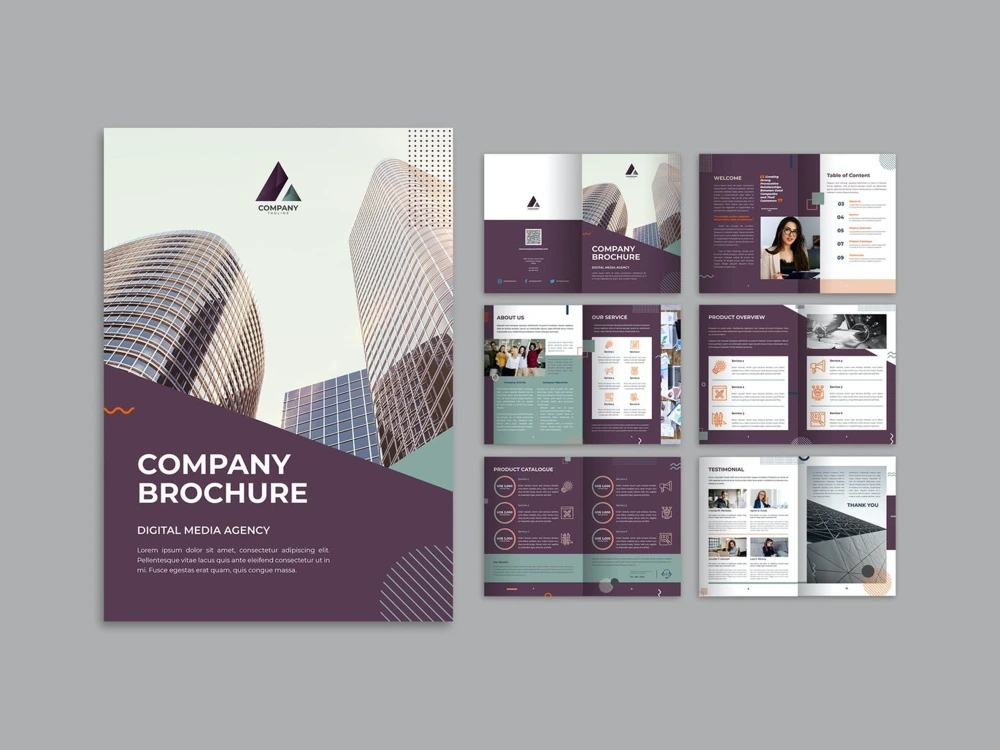 An amazing catalogue design brochure design layout for your Business ...