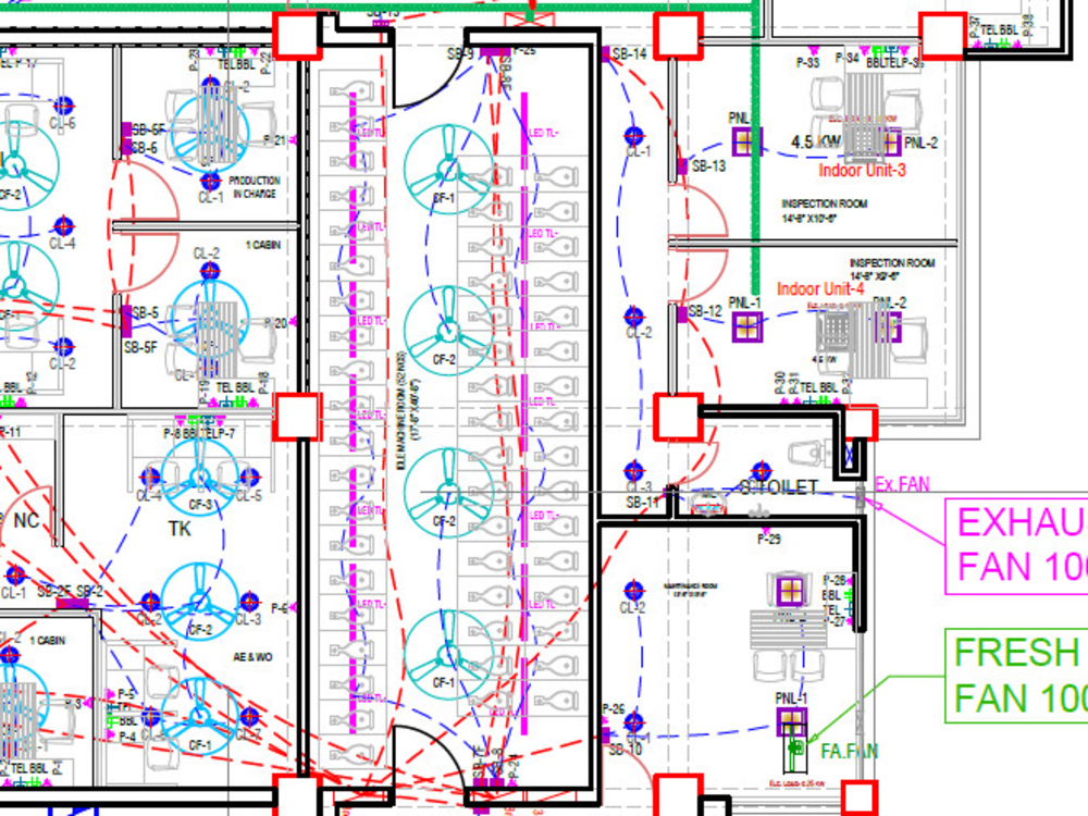 Electrical design drawing for Industrial & commercial project. | Upwork Electrical design drawing for Industrial & commercial project. | Upwork
