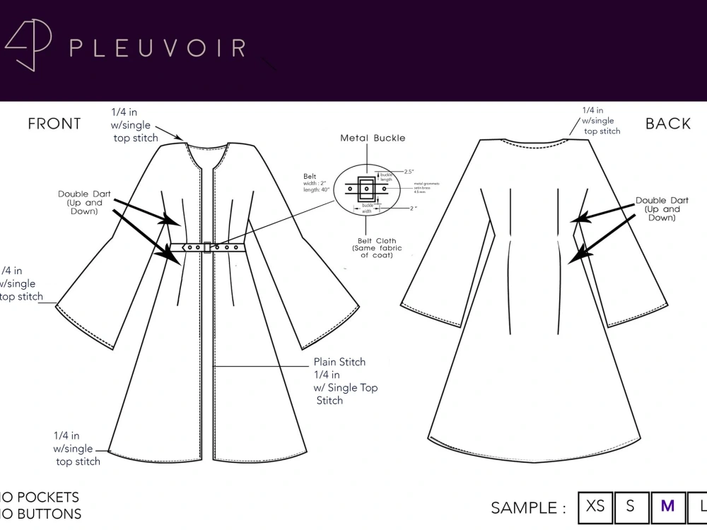 A Fashion Technical Drawings | Upwork