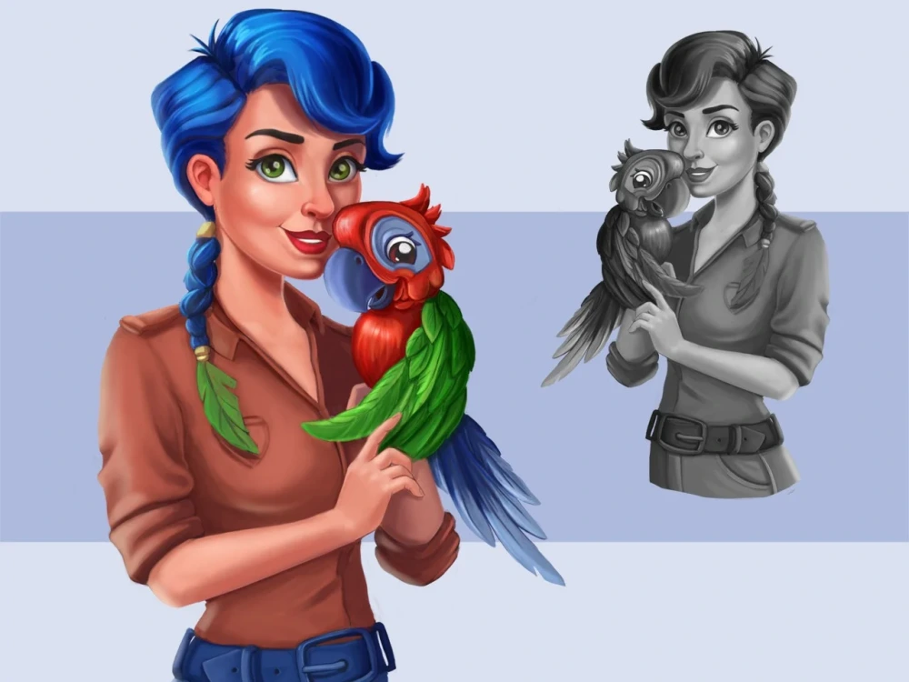 🏆 high-quality character design from concept art to final render | Upwork