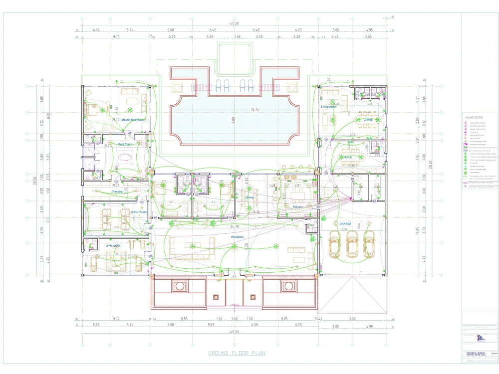 Draw architectural electrical plan, plumbing, MEP drawings | Upwork