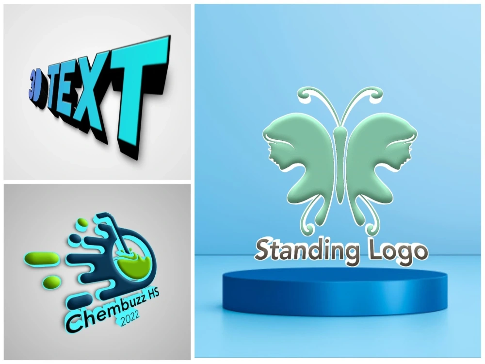 3d modern logo design | Upwork