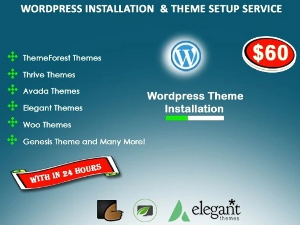 WordPress installation and Theme setup service exactly like demo. | Upwork