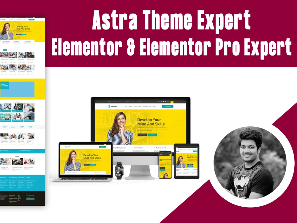 Awesome website with Astra theme or/with Elementor / Elementor Pro | Upwork