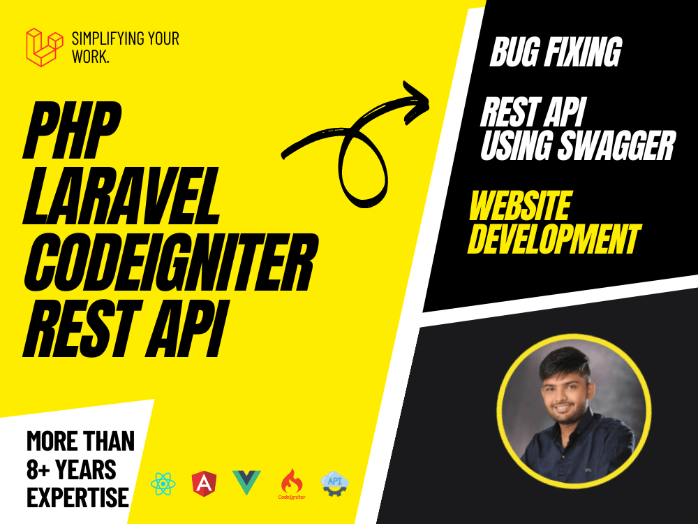Php Laravel Codeigniter Web Application Rest Api Developer And Fix Bug Upwork