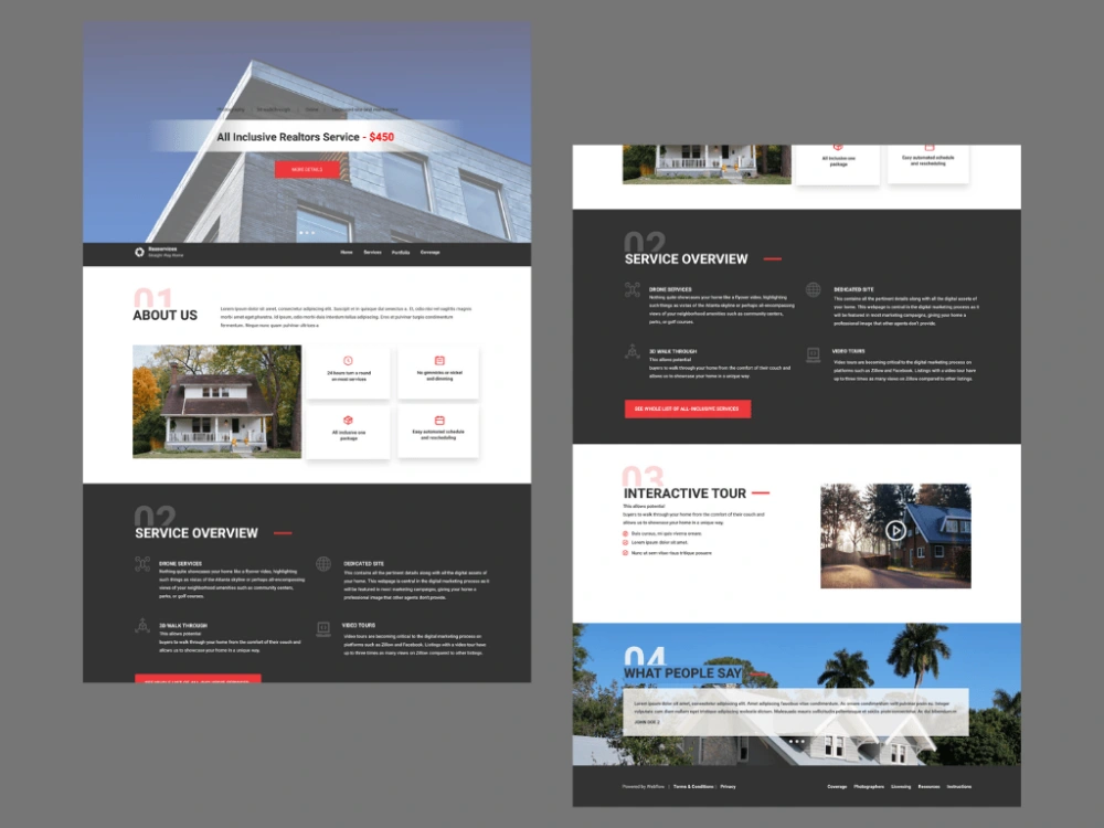 Modern web design, home pages, landing pages, UI/UX in Figma | Upwork