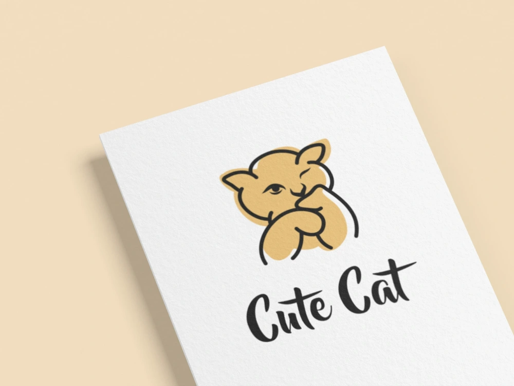 A cute logo design in minimal line style and coloring. | Upwork