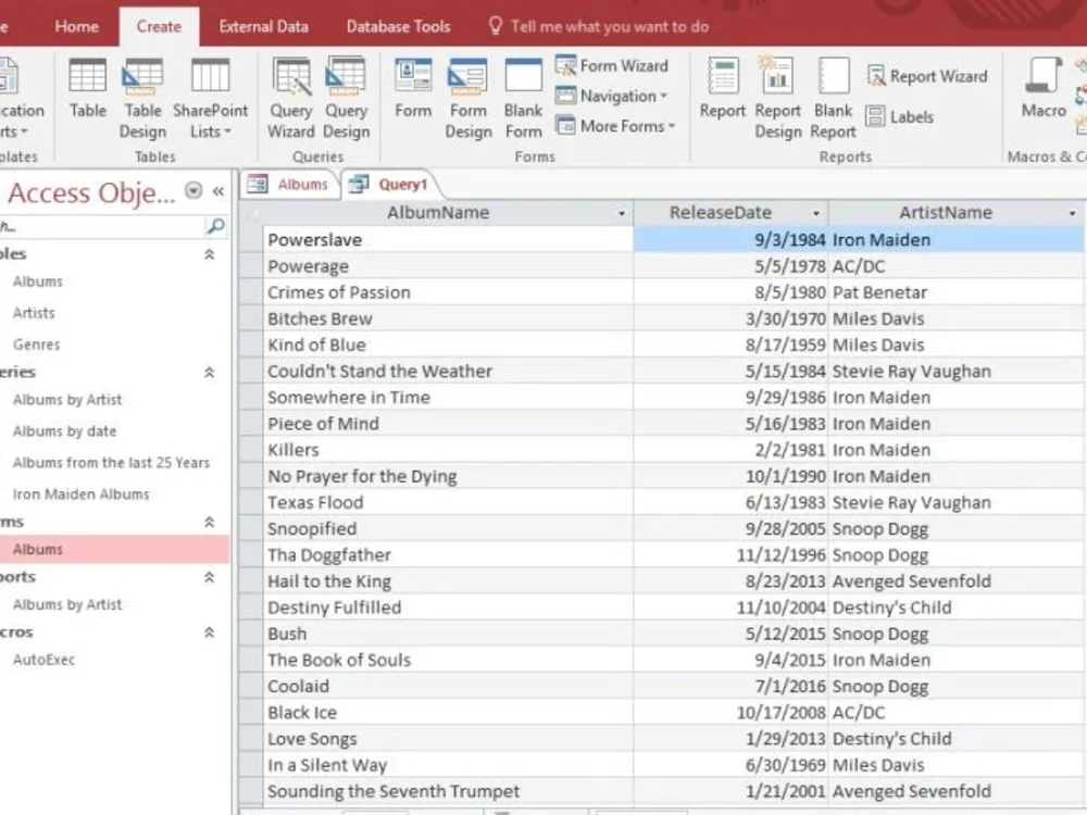 MS Access database, Queries and Forms | Upwork