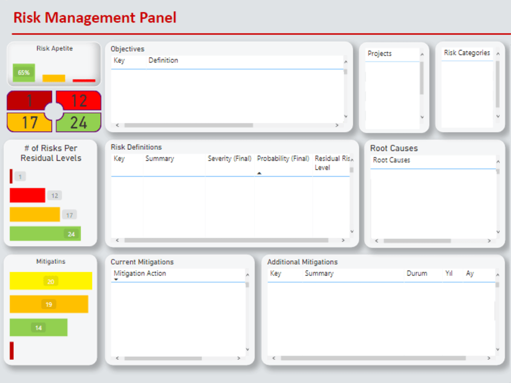 A comprehensive Enterprise Risk Management Dashboard tailored to you needs | Upwork