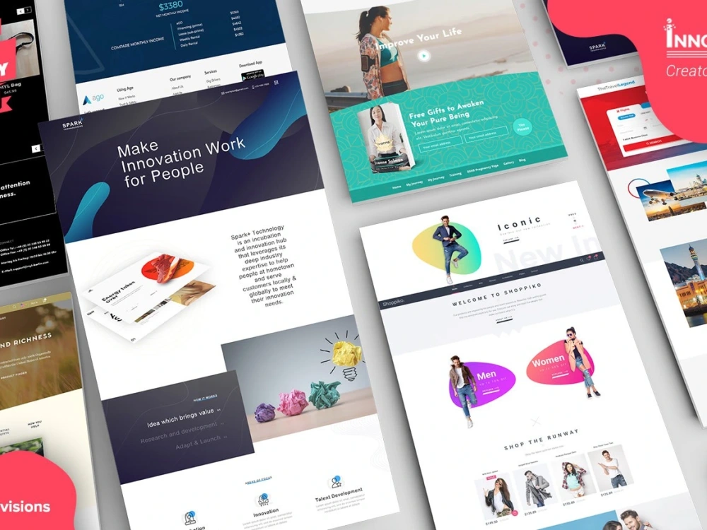 Professional and Minimal website UI UX design, Figma , Landing page ...