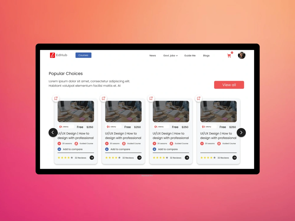 Amazing UI screens for your mobile application or website | Upwork