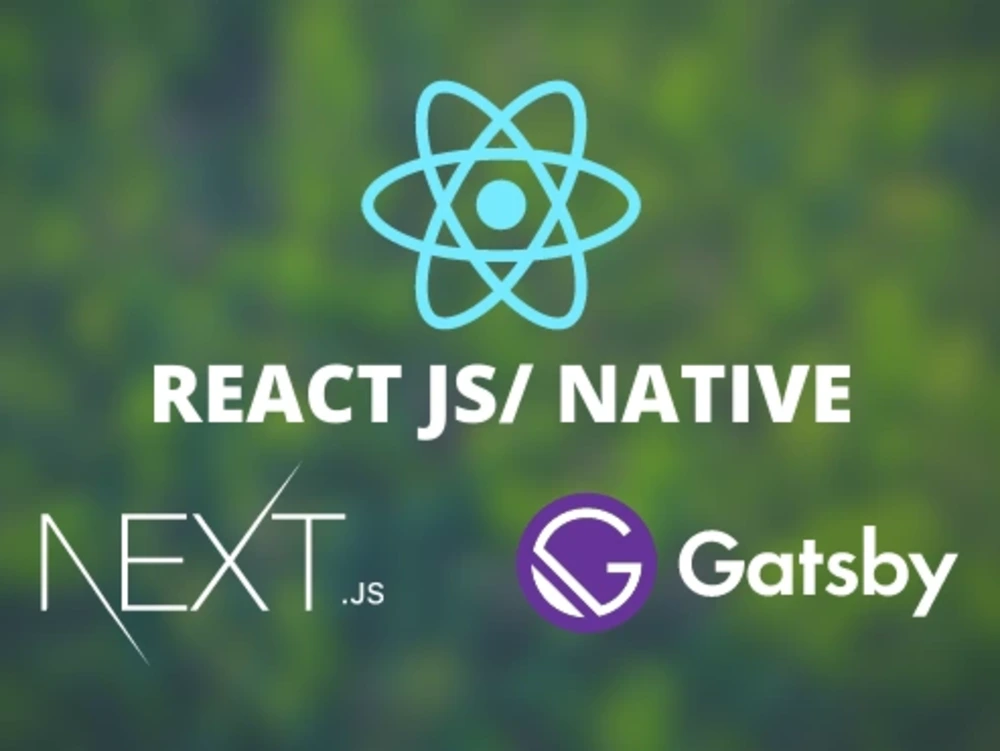 A Web Application in React JS / Native, Next JS, Gatsby JS, Django | Upwork