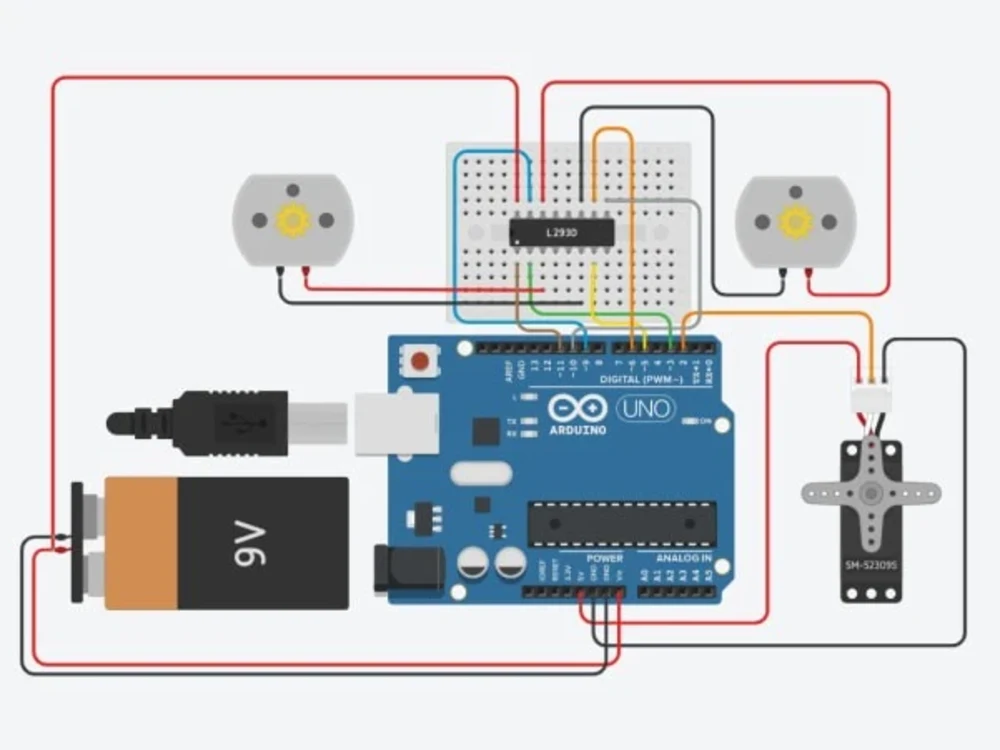 Arduino project simulation, code with explanation on tinkercad or ...