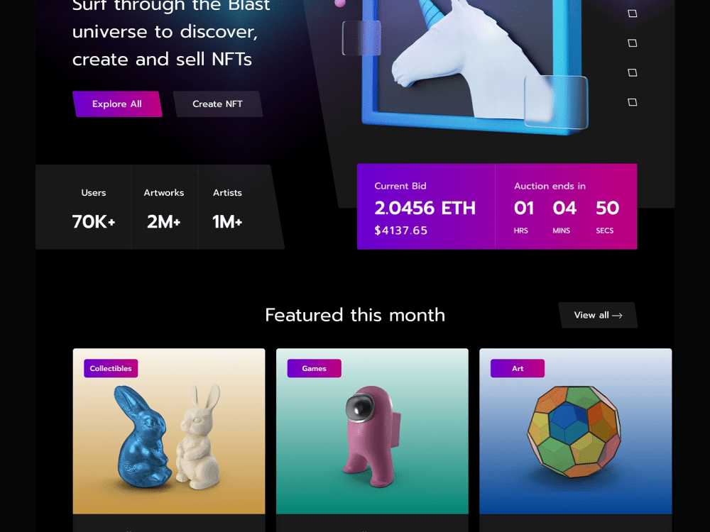 A professional UI UX design for your web3 applications | Upwork