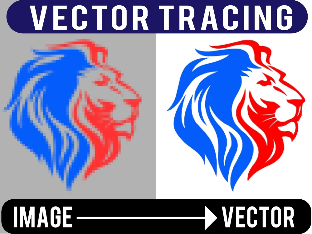Convert raster logo/image in vector file high resolution | Upwork