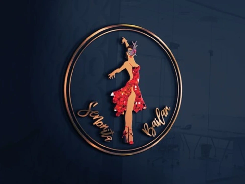 A professional feminine business logo with 3d mockup | Upwork