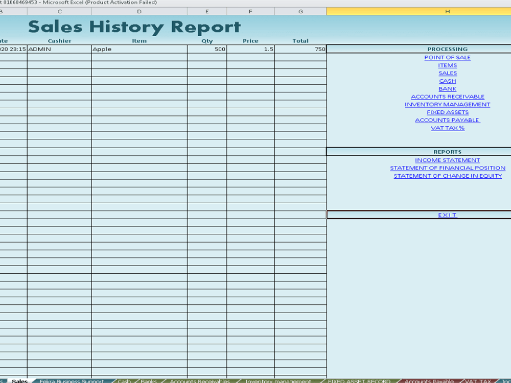A professional Cashier Point of Sale VB Application | Upwork