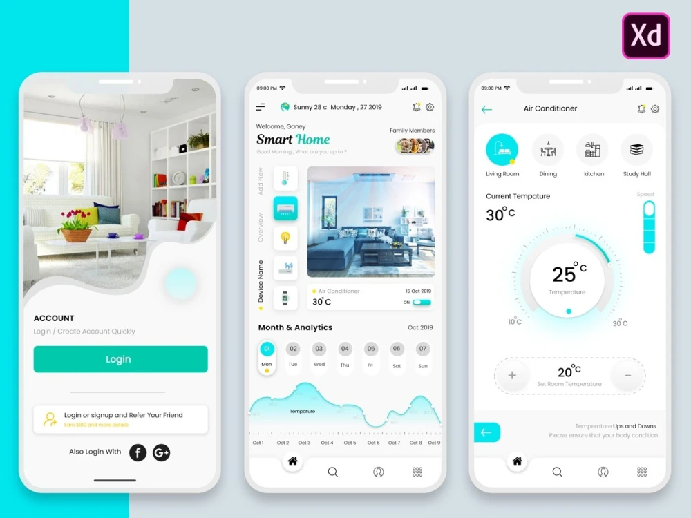 Modern and clean Mobile App UI/UX Design | Upwork