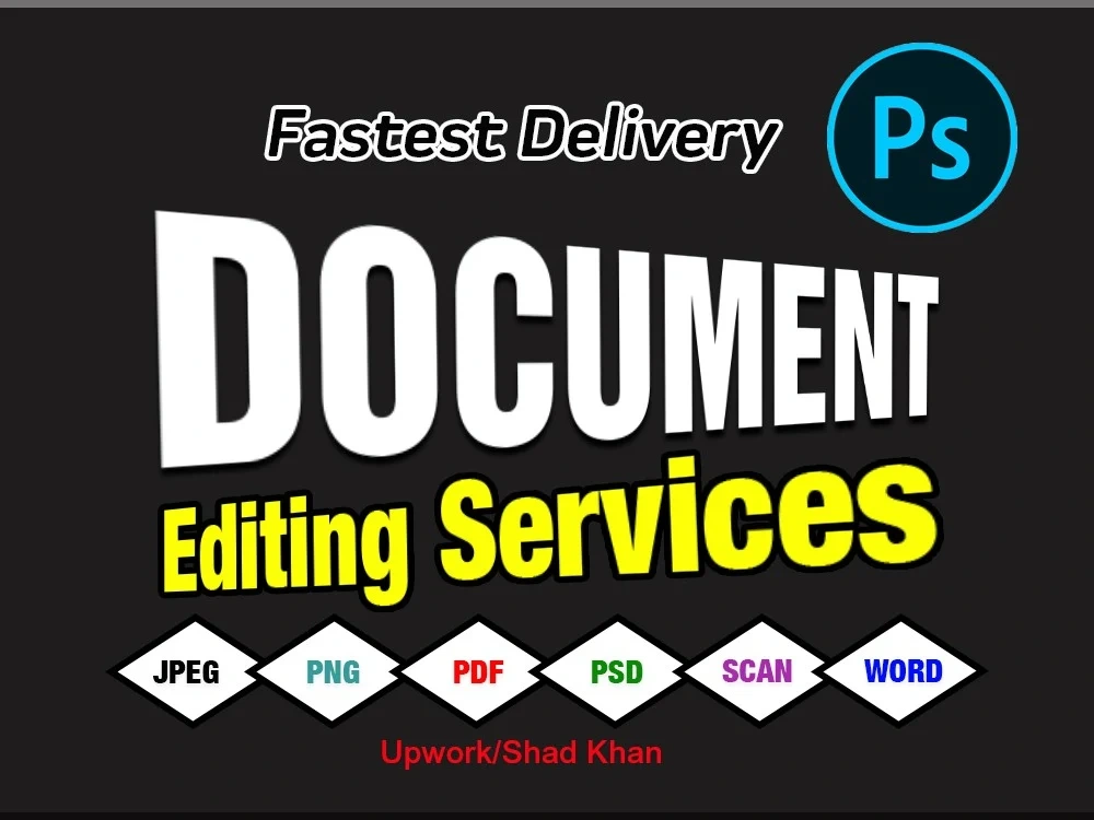 Documents editing, pdf editing and text editing in images | Upwork