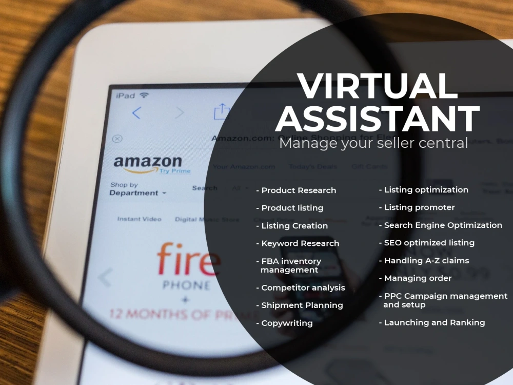 Smart Virtual Assistant for Amazon Seller Central | Upwork
