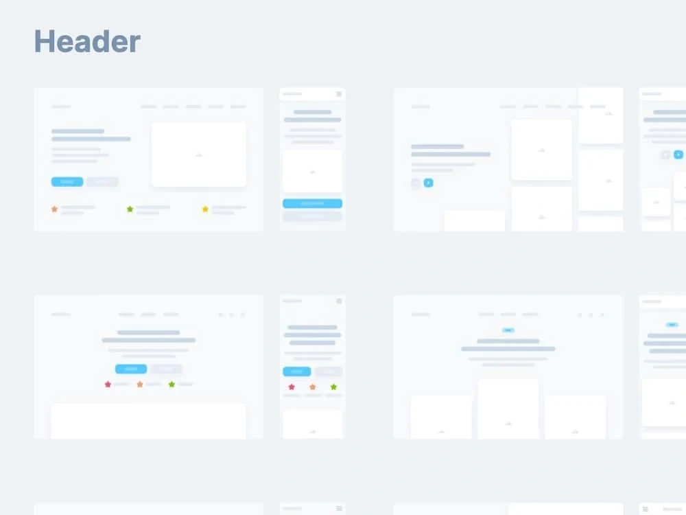 An amazing high-level wireframe design for your website | Upwork