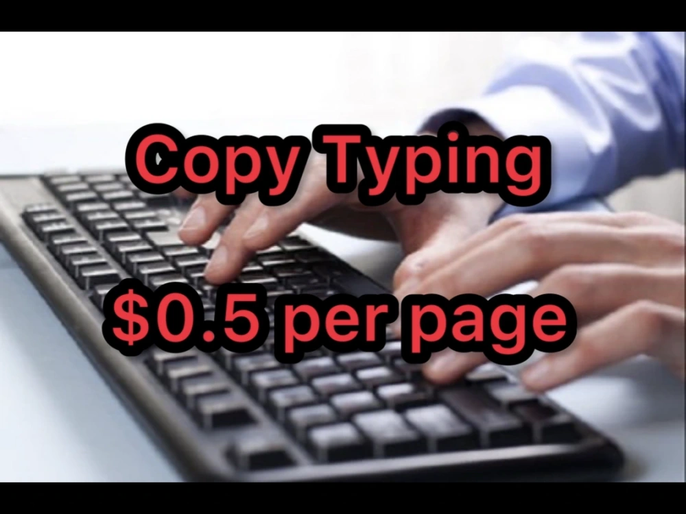 An accurate and on time typing service | Upwork