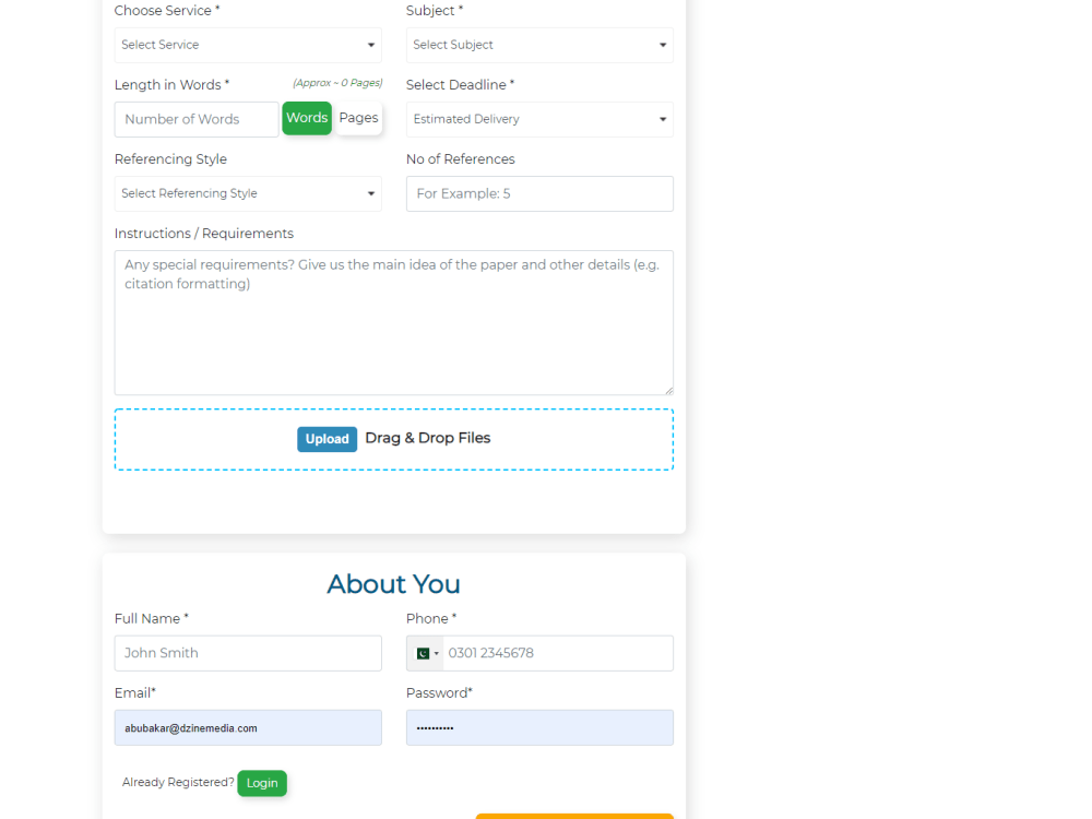 Web application using Laravel and vue.js | Upwork