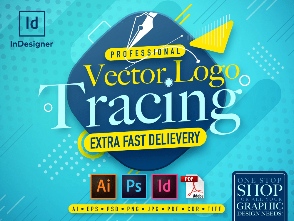 Vector tracing of your low-res logo to hi-res Vector Professionally | Upwork