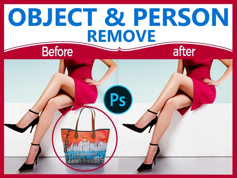 Removed objects & cut out people from photos in Photoshop | Upwork