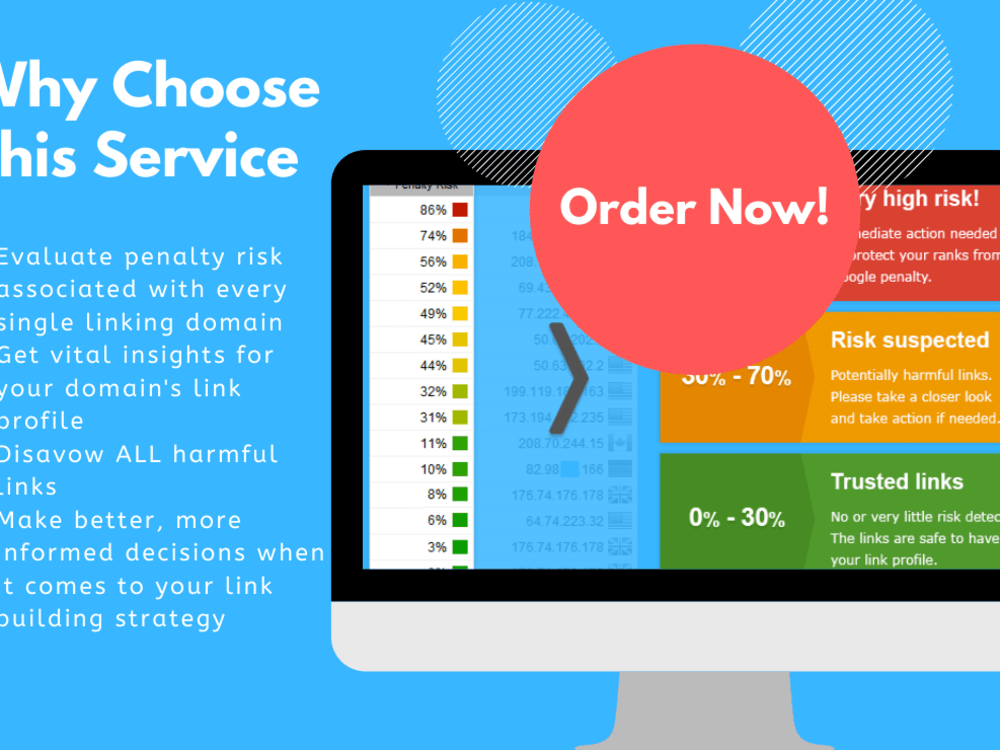 Detailed Link Risk Audit & Disavow File | Upwork