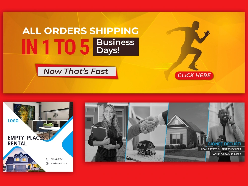 An eye-catchy Social Media covers, ads & posts design | Upwork