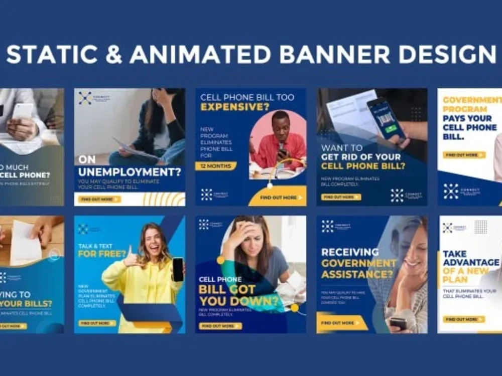 Attention-grabbing Animated GIF Banners & Ads for your business | Upwork