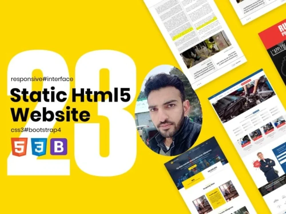 A static and dynamic web application | Upwork