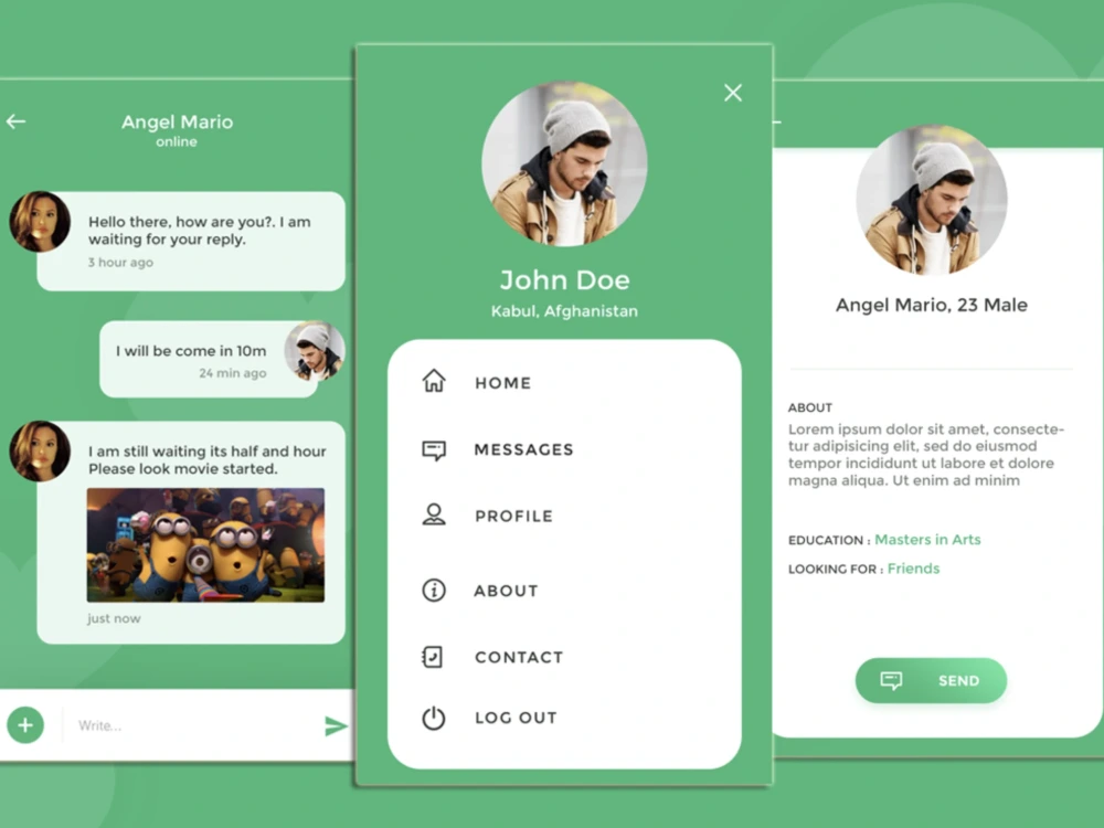 A complete mobile app developed in android and ios as per your ...