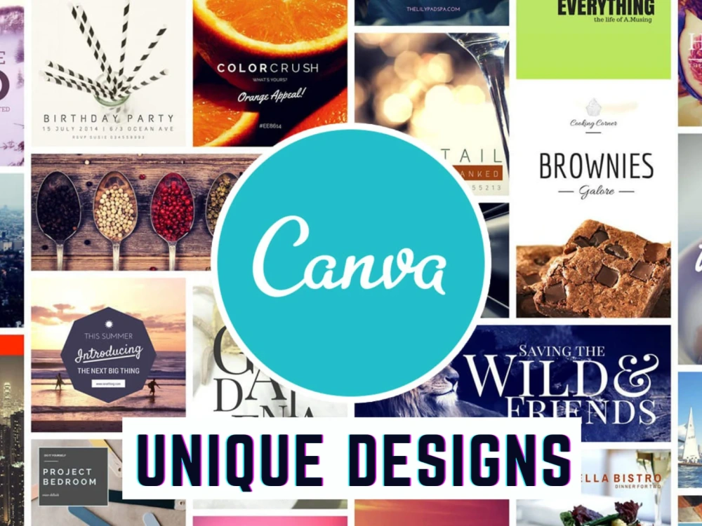 Unique Design and editable template in canva | Upwork