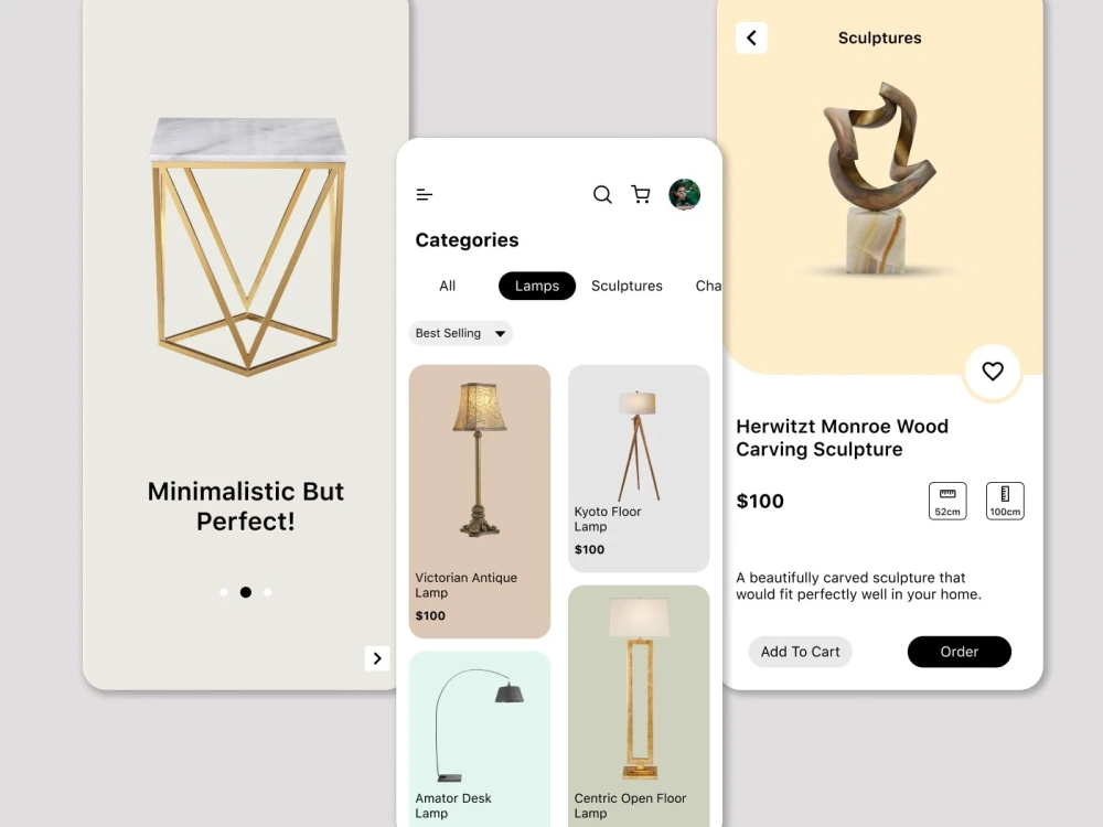 A nicely designed and easy to use mobile/web app, website & landing ...
