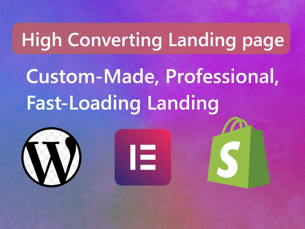 Custom made, professional, fast-loading landing pages | Upwork