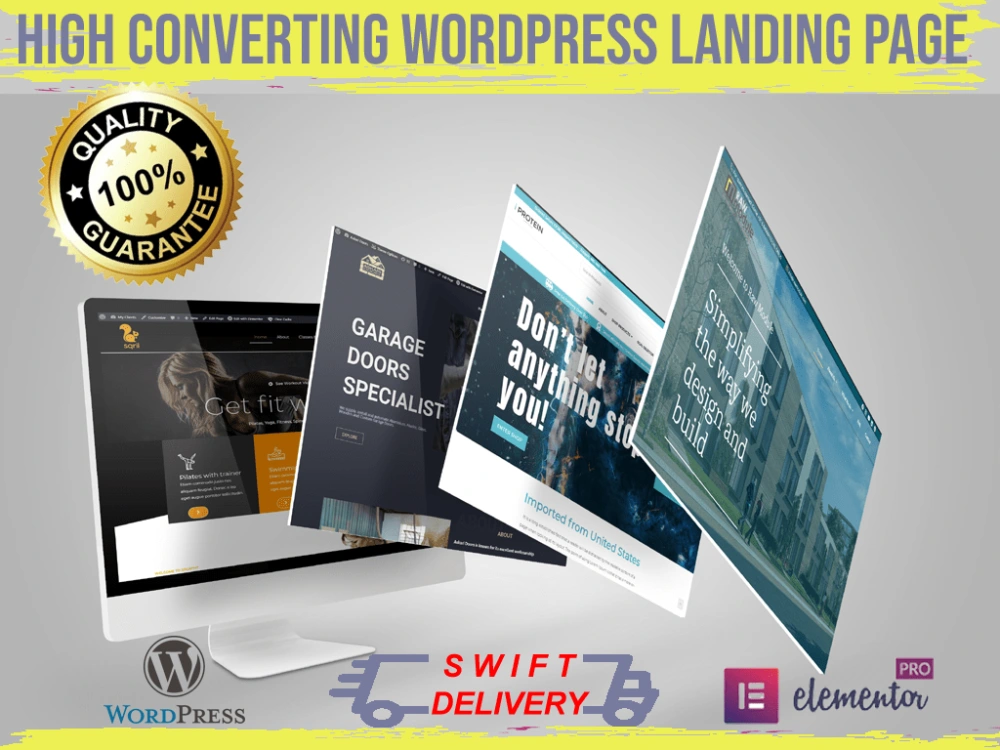 One page wordpress responsive website / high converting modern landing page | Upwork