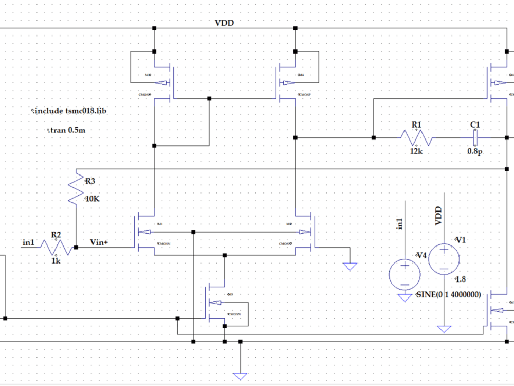 An analog circuit design with simulation using Cadence/LTspice | Upwork
