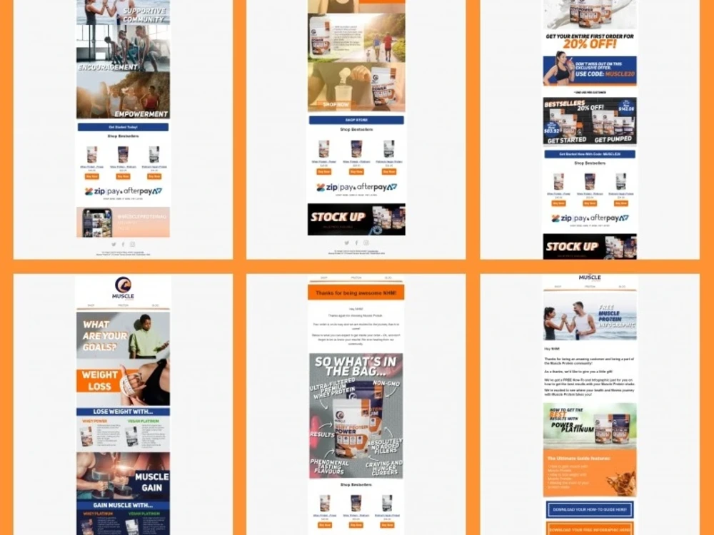 Mailchimp Template Design(Responsive and Editable) | Upwork