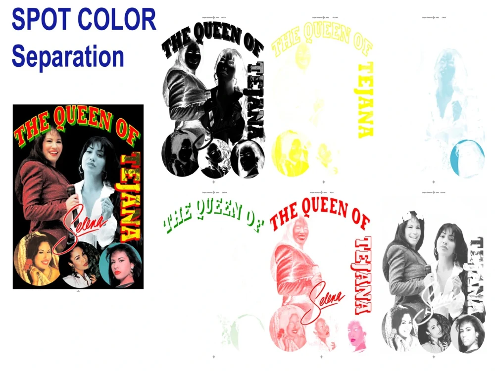 Color Separation | Spot |Simulated Process |CMYK for Screen Printing ...