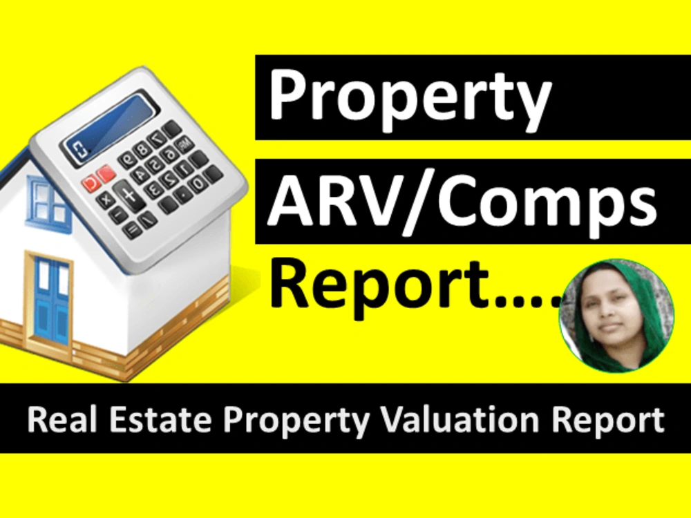 ARV Report, Comps Report, Property Valuation Report For Real Estate ...