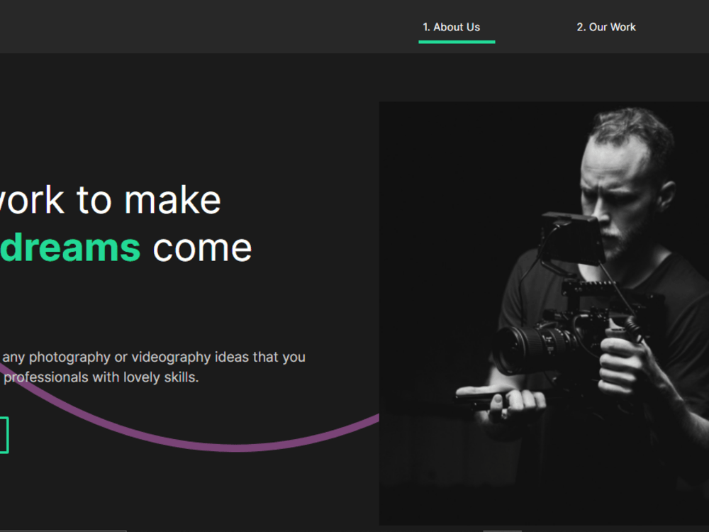 A fully responsive and clean designed business portfolio web app | Upwork