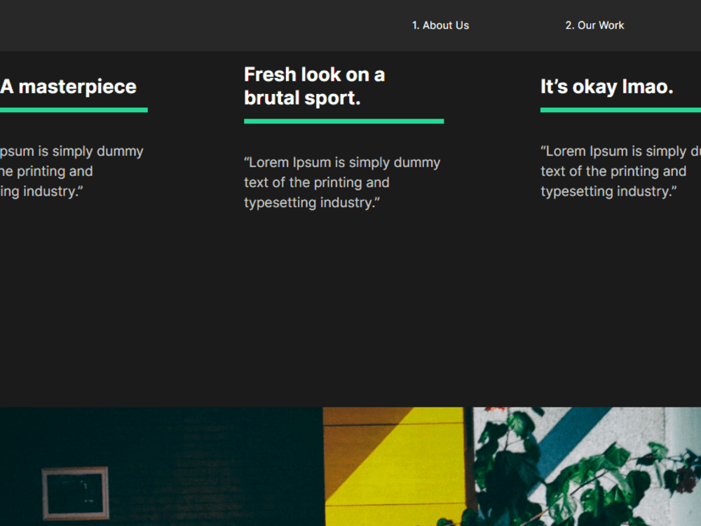 A fully responsive and clean designed business portfolio web app | Upwork