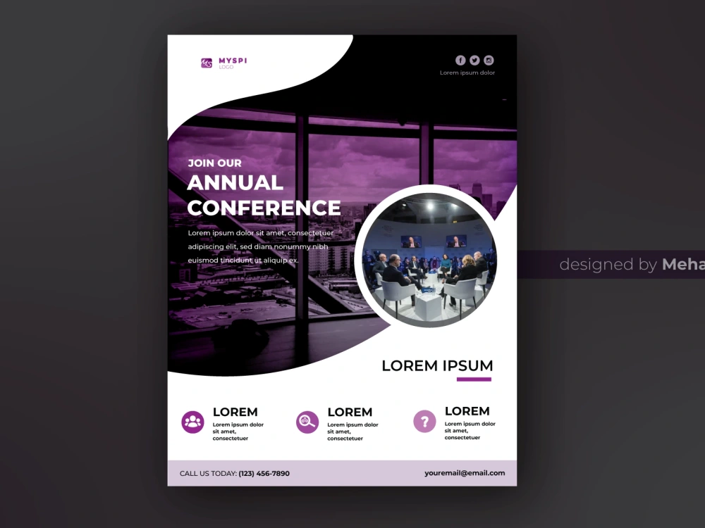 A professionally designed flyer for your business | Upwork