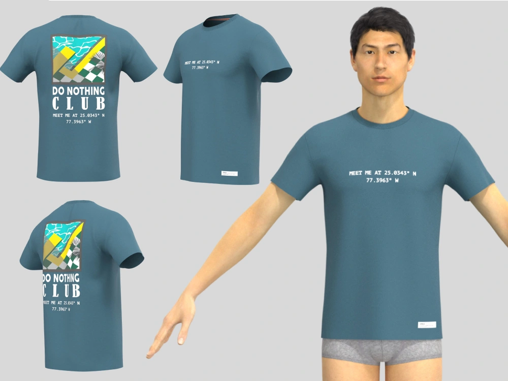 All kinds of clothing design with 3D renderings and technical sheet ...